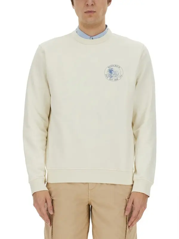 Woolrich Logo Crewneck Sweatshirt