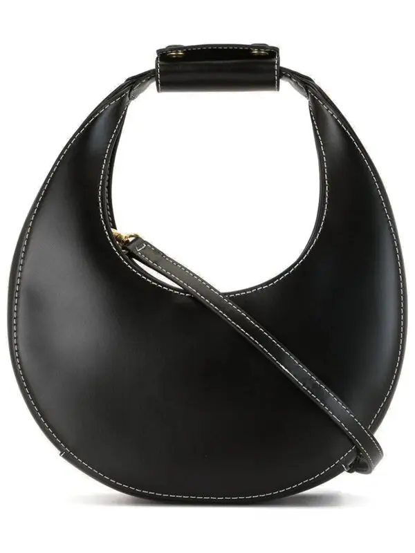 Staud Mini Moon Handbag - Black