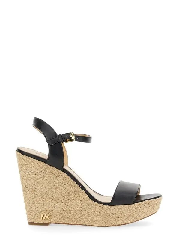 Michael Kors Wedge Sandals - Black