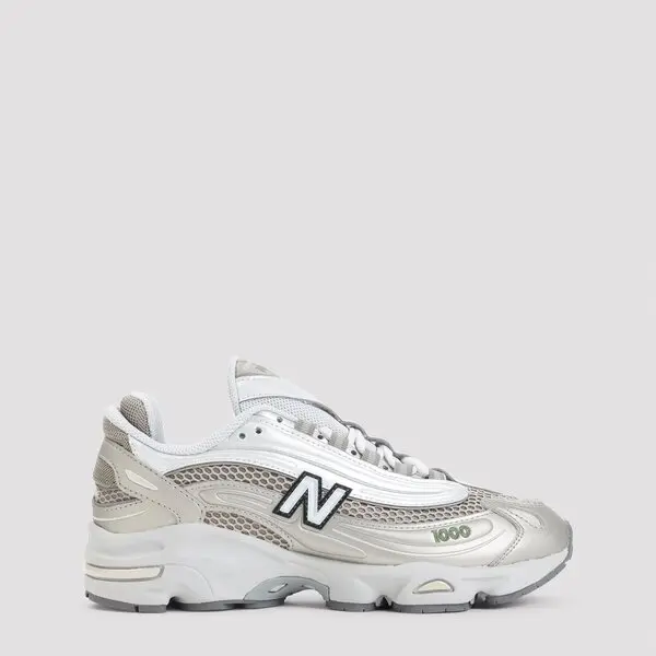 NEW BALANCE 1000 Leather Sneakers - Metallic