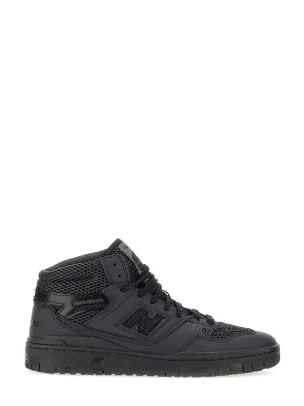 Junya Watanabe Leather High-top Sneakers - Black