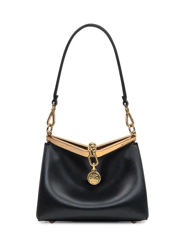 Etro Mini Luxury Calfskin Shoulder Bag - Nero