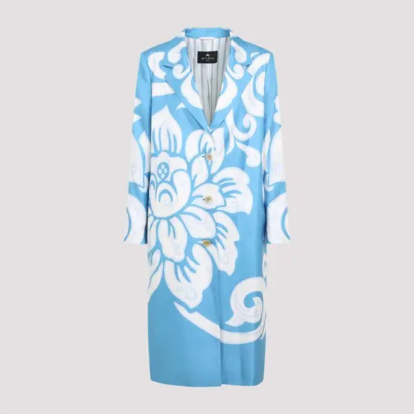 Etro Graphic-print Silk Coat