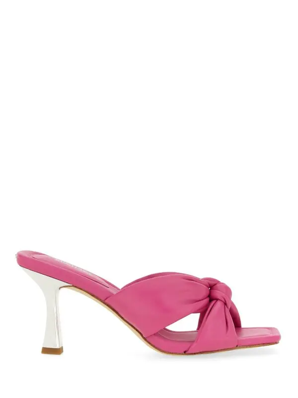 Michael Kors Elena High Heel Sandals - Fuchsia