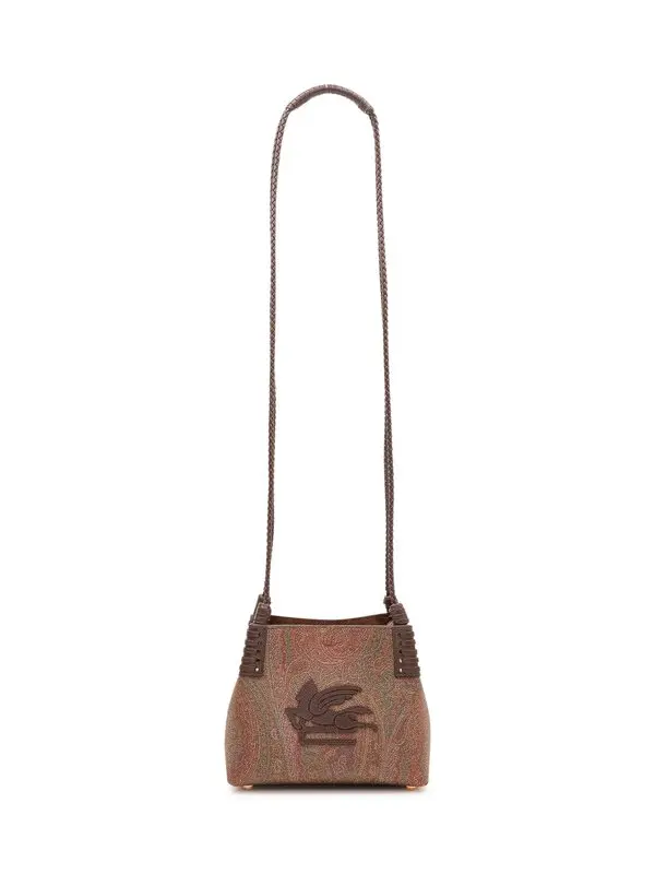 Etro Mini Shoulder Bag - Marrone