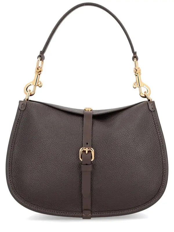 Etro Leather Shoulder Bag - Black