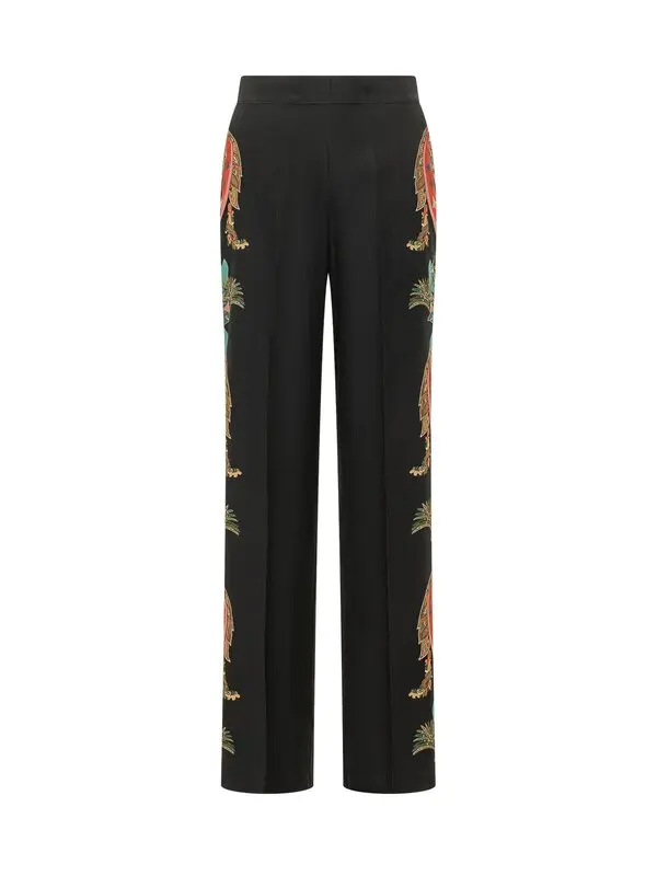 Etro Straight Leg Painted Trousers