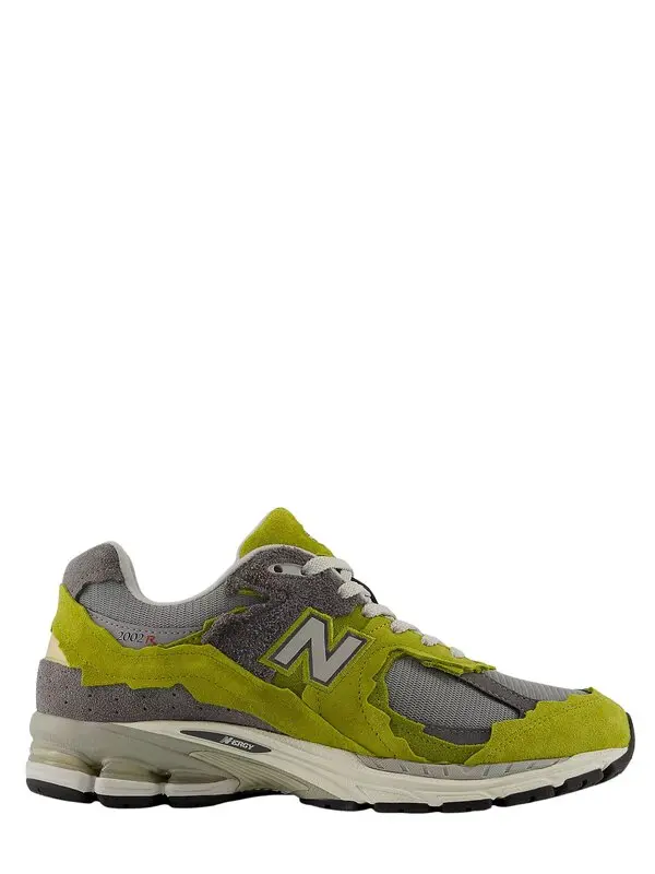 NEW BALANCE 2002r Lace-up Suede And Mesh Sneakers - Grey