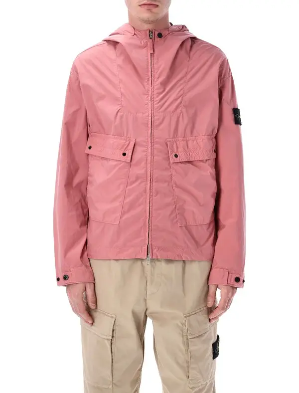 Stone Island Light Compact Touch Poly-tc Jacket - Oleander