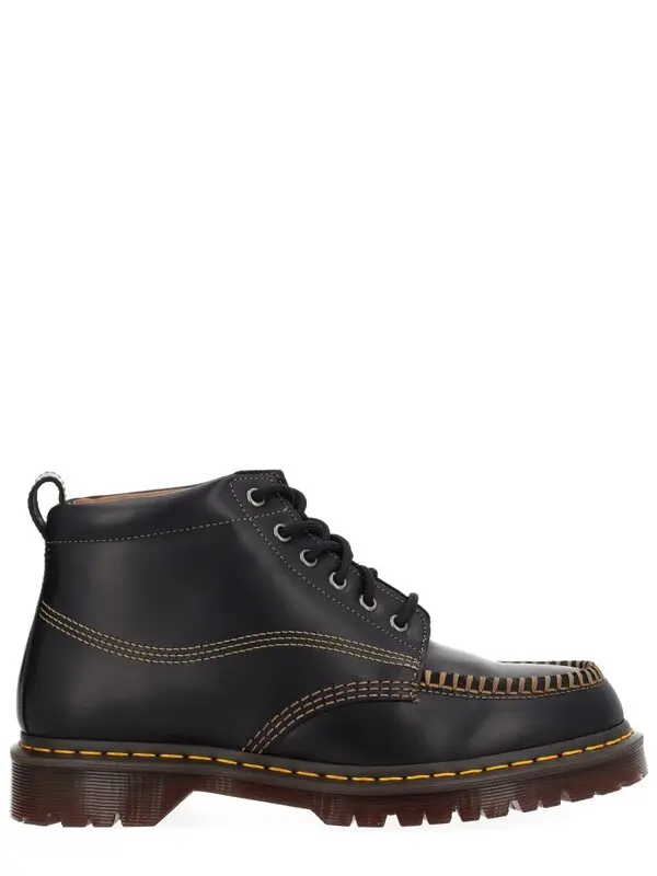 Dr. Martens Lowell Leather Lace Up Chukka Boots - Black
