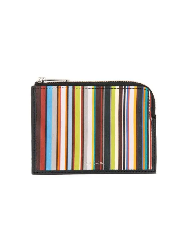 Paul Smith Signature Stripe Zipper Wallet Mini