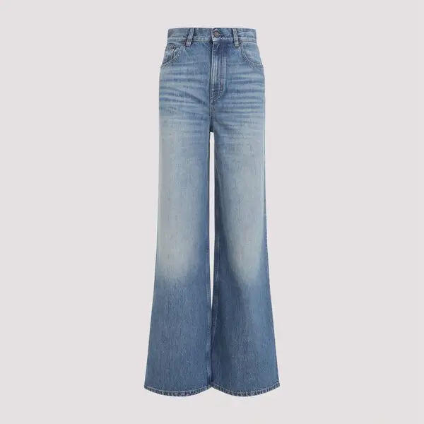 Chloé High-rise Wide-leg Jeans In Denim