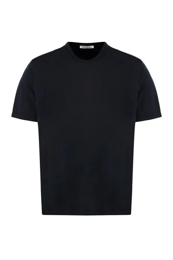 Our Legacy Box Cotton Crew-neck T-shirt - Black