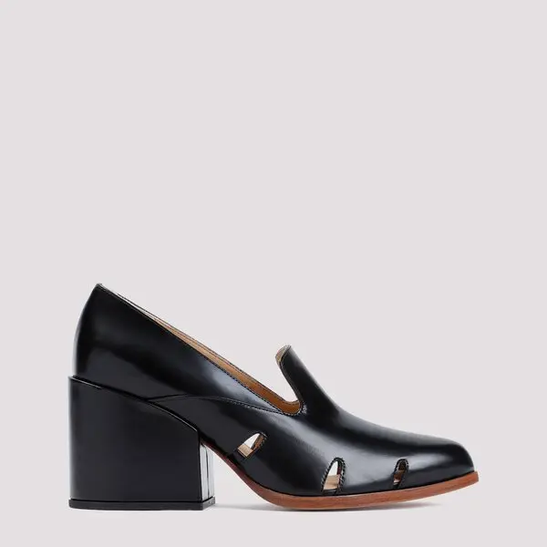 Gabriela Hearst Eliza 75mm Leather Pumps - Black