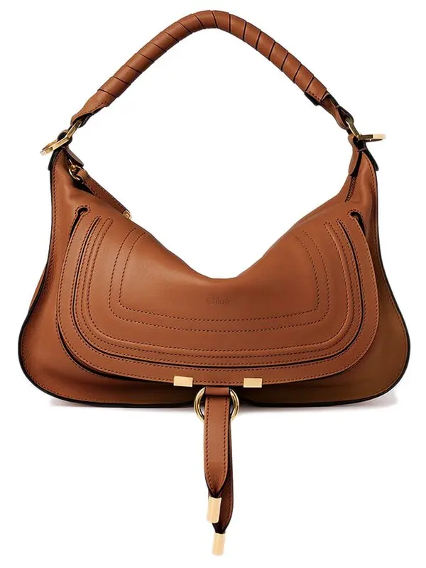 Chloé Leather Mini Tote Bag - Marrone