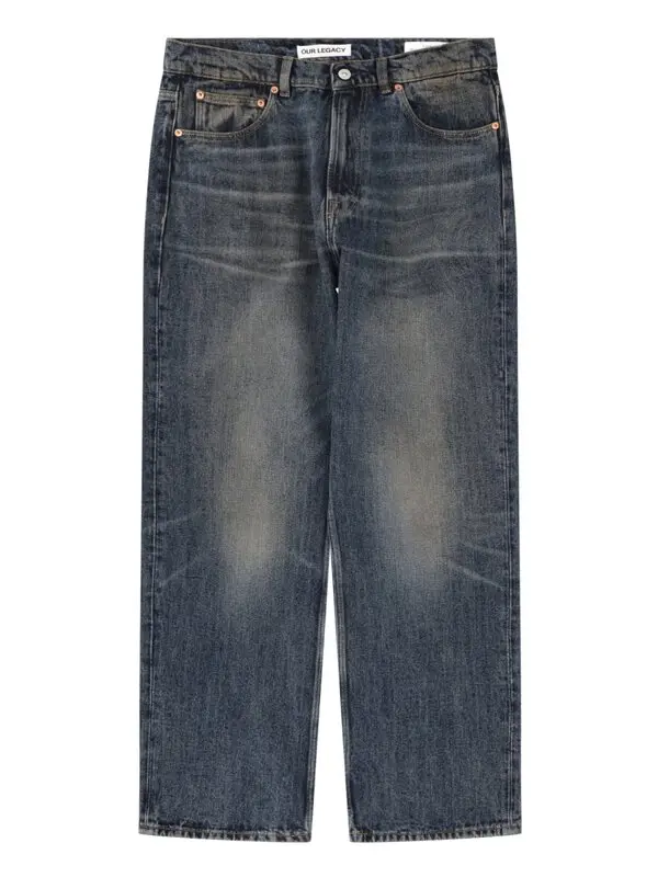 Our Legacy Third Cut Rocker Storm Wash Denim