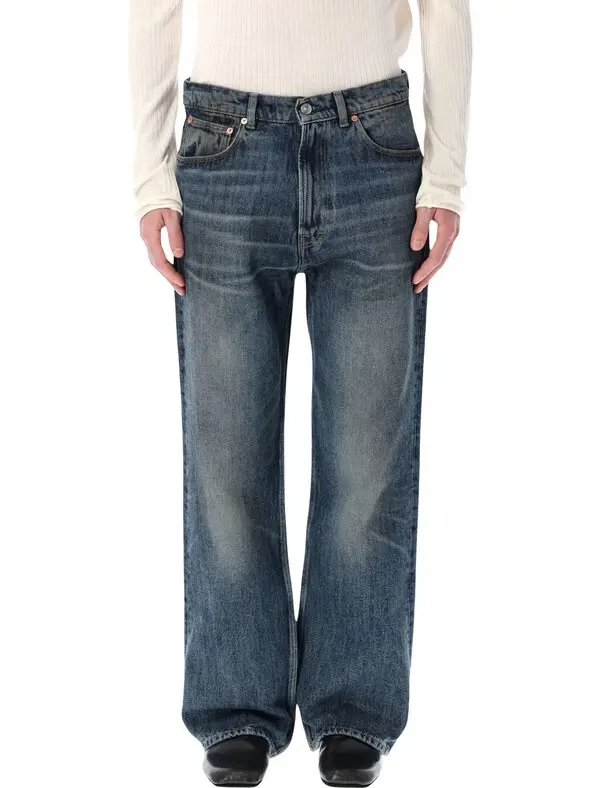 Our Legacy Third Cut Rocker Storm Wash Denim - Blue