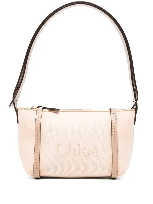 Chloé Mini Statement Bag With Oversized Logo Height 14.5 Cm; Width 23.5 Cm; Depth 10 Cm