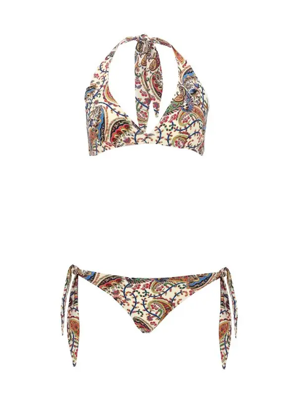 Etro Paisley Print Two-piece Swimsuit - Multicolour