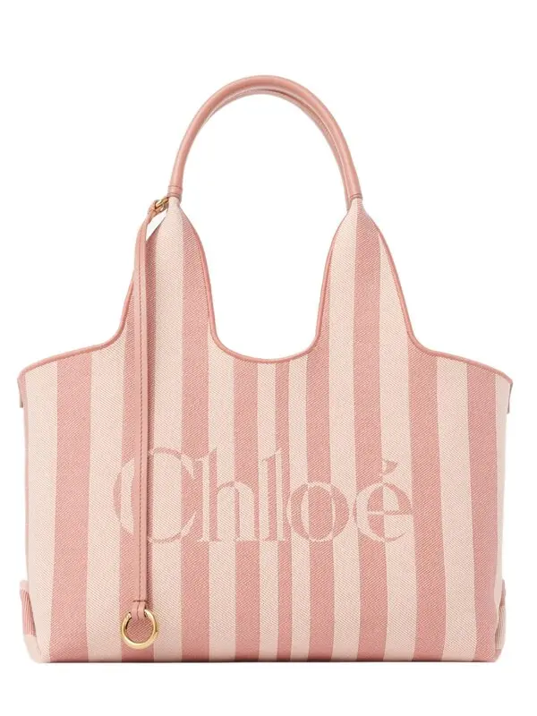 Chloé Oversized Logo Tote Bag - Rosa