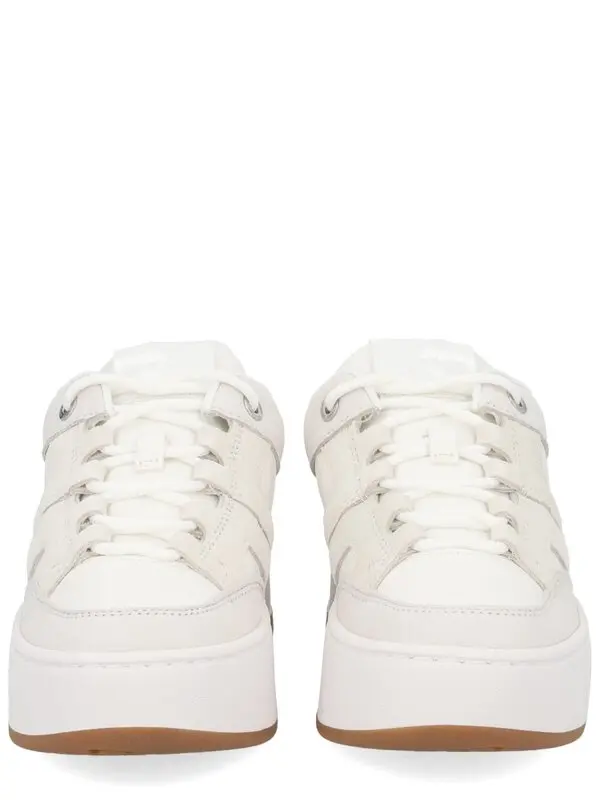 Michael Kors Platform Lace-up Sneakers - White