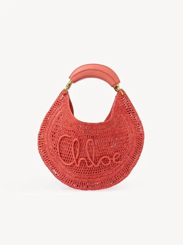 Chloé Woven Mini Hobo Handbag - Camellicrl