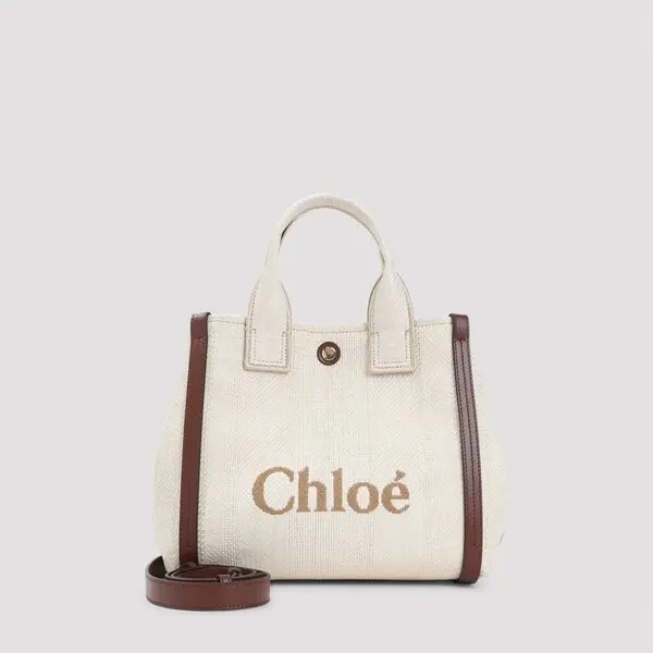 Chloé Canvas And Leather Shoulder Bag