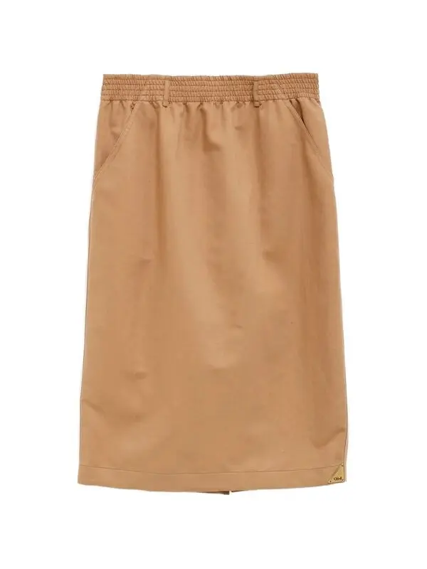 Chloé Elegant Straight Midi Skirt Size