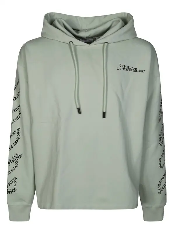 Off-White Hoodie T-shirt With Cap