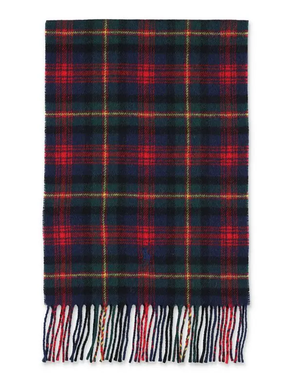 Polo Ralph Lauren Timeless Check Scarf 180 Cm X 30 Cm