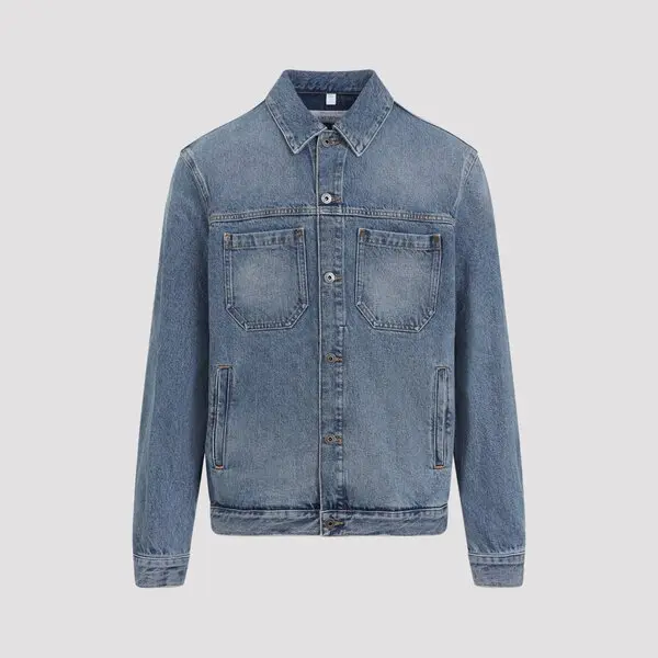 Off-White Half Arrow Skate Denim Jacket - Blue