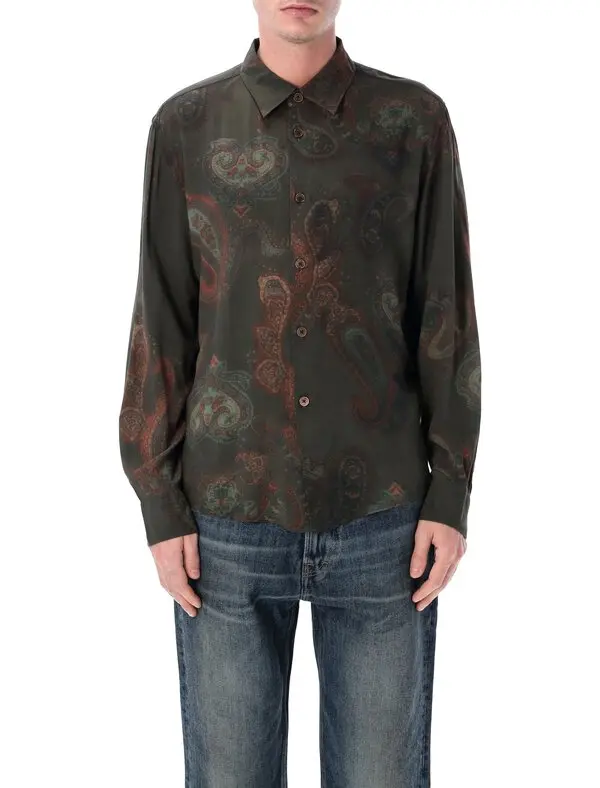 Our Legacy Beyond Shirt Forgotten Paisley Print - Green
