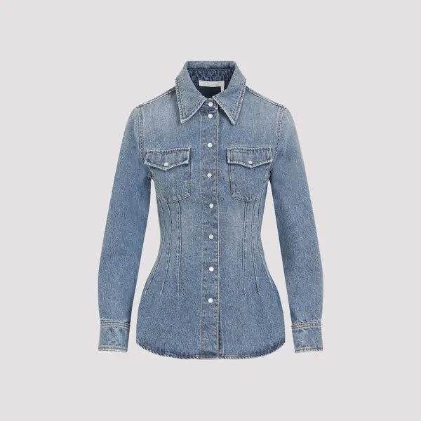 Chloé Corset Detailed Western Shirt