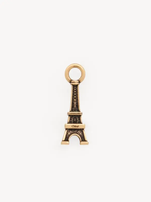 Chloé Chic Snap Hook Closure Bag With Engraved Logo - Oro