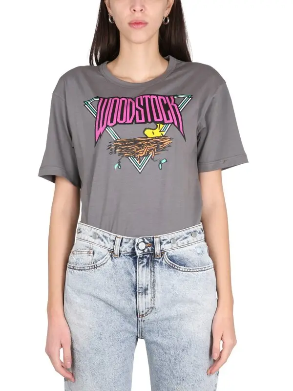 Philosophy Di Lorenzo Serafini Woodstock Graphic T-shirt - Grey