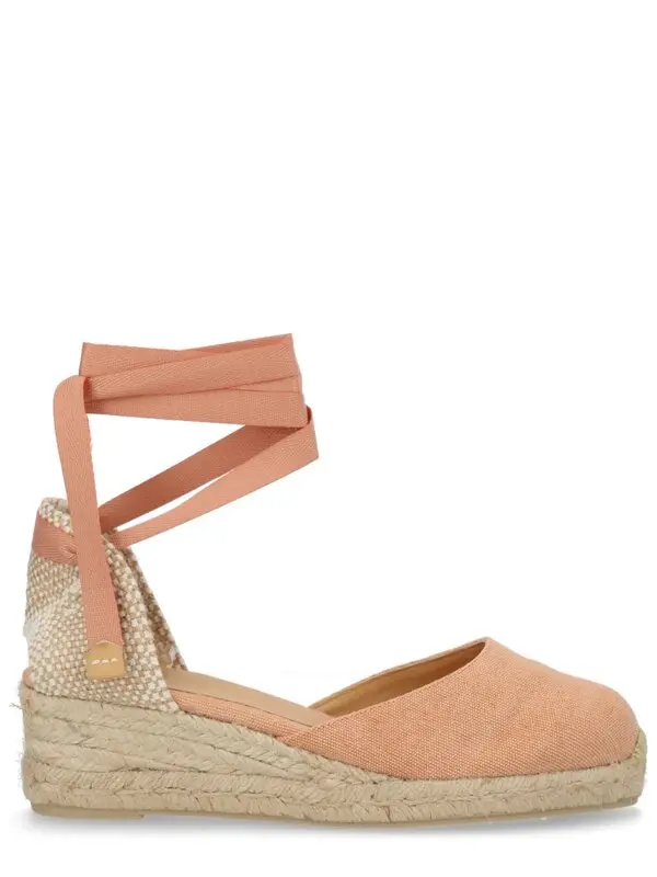CastaÑer Espadrille Wedge With Ankle Tie
