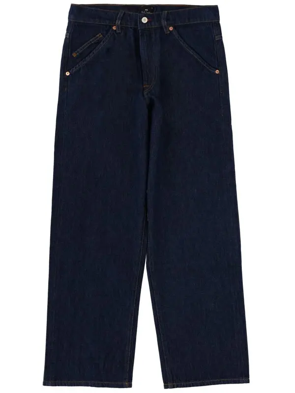Paul Smith Relaxed Straight-leg Jeans - Blue