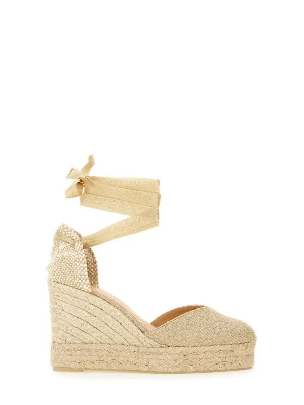 CastaÑer Espadrille Wedge Sandals With Tie Fastening
