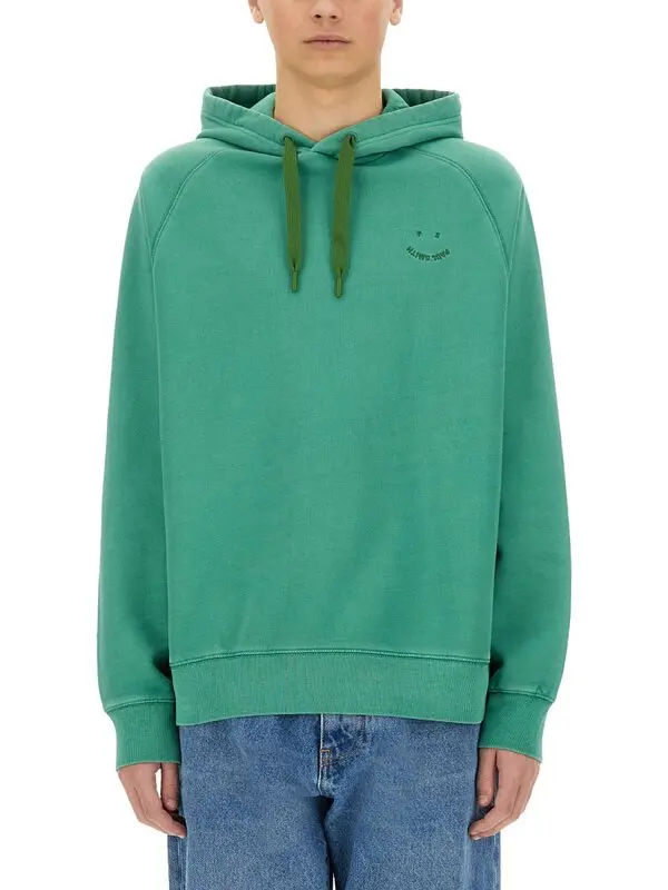 Paul Smith Happy Hoodie - Green