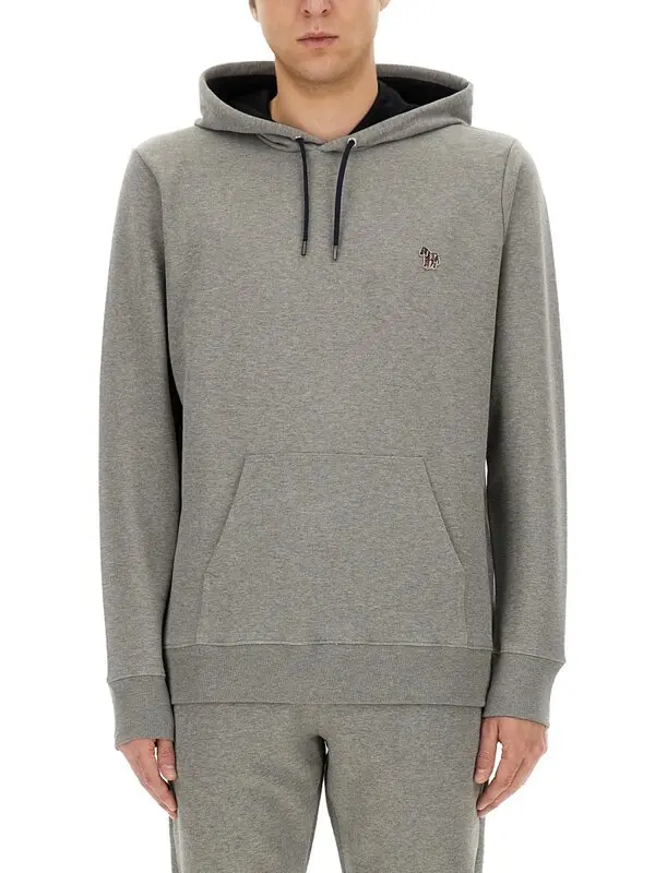 Paul Smith Logo Hoodie - Grey