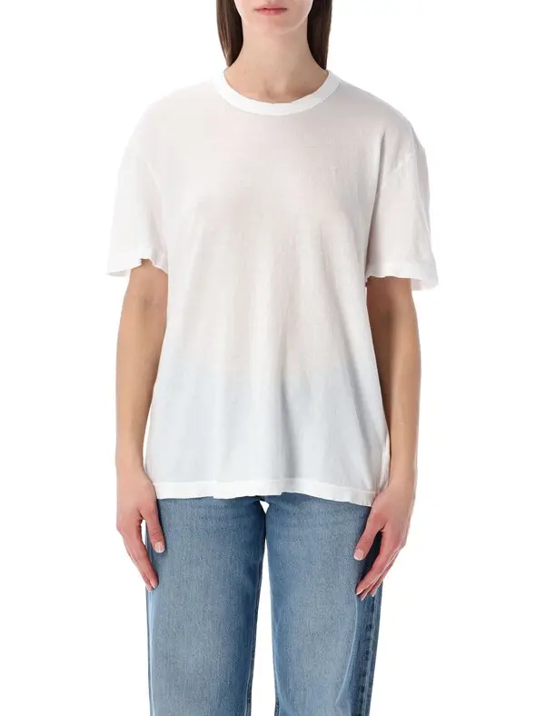 JAMES PERSE Oversized Short Sleeve Jersey T-shirt - White