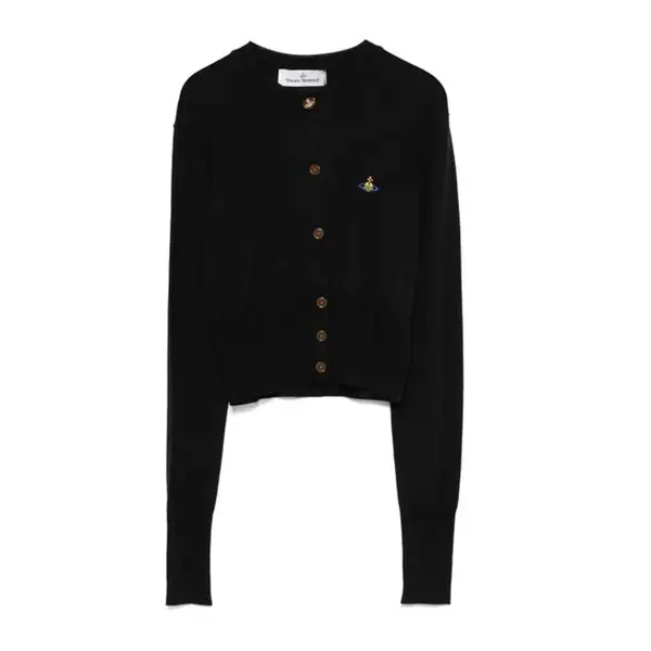 VIVIENNE WESTWOOD Embroidered Orb Logo Cardigan