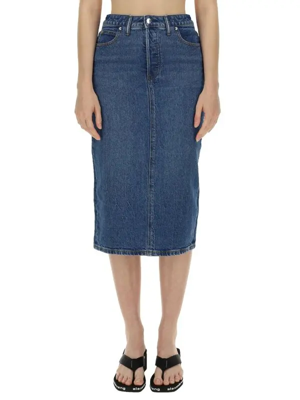 Alexander Wang Low-rise Midi Skirt