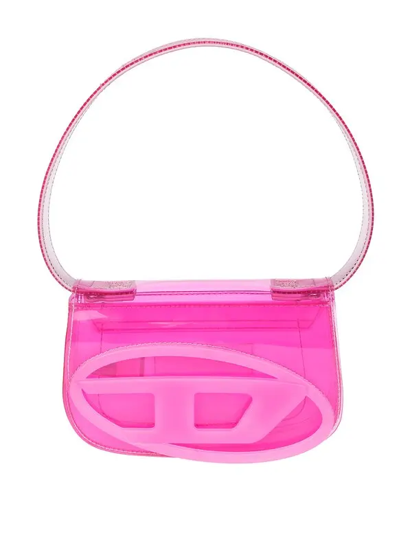 DIESEL® 1dr-iconic Shoulder Bag In Transparent Tpu - Blu