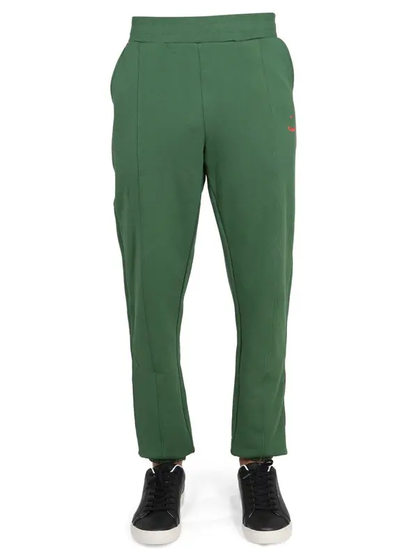 Paul Smith Happy Jogging Pants With Elastic Waistband - Green