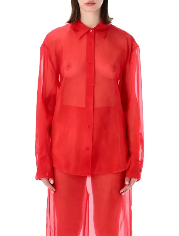 THE FRANKIE SHOP Fluid Sheer Shirt