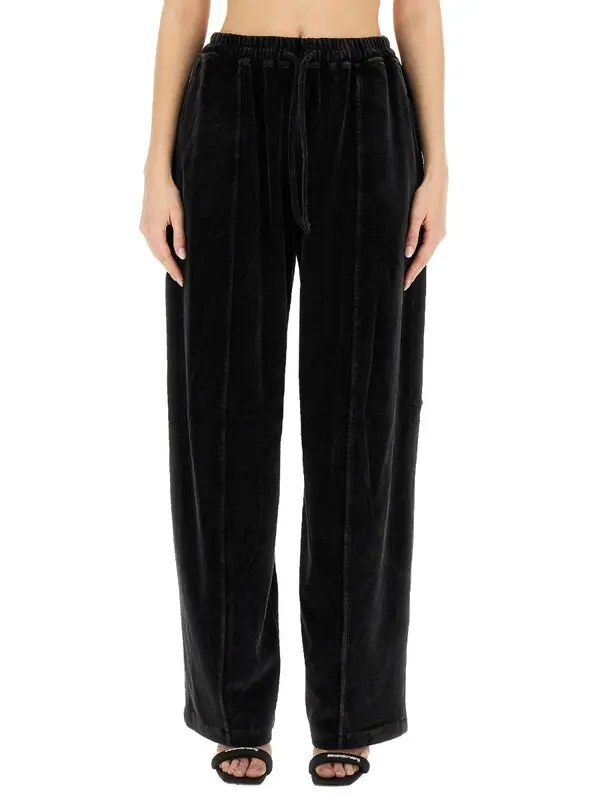 Alexander Wang Velvet Joggers - Black