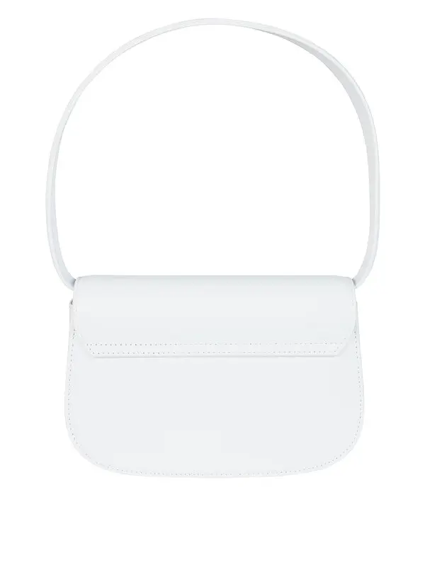 DIESEL® 1dr-iconic Shoulder Bag In Nappa Leather - Bianco