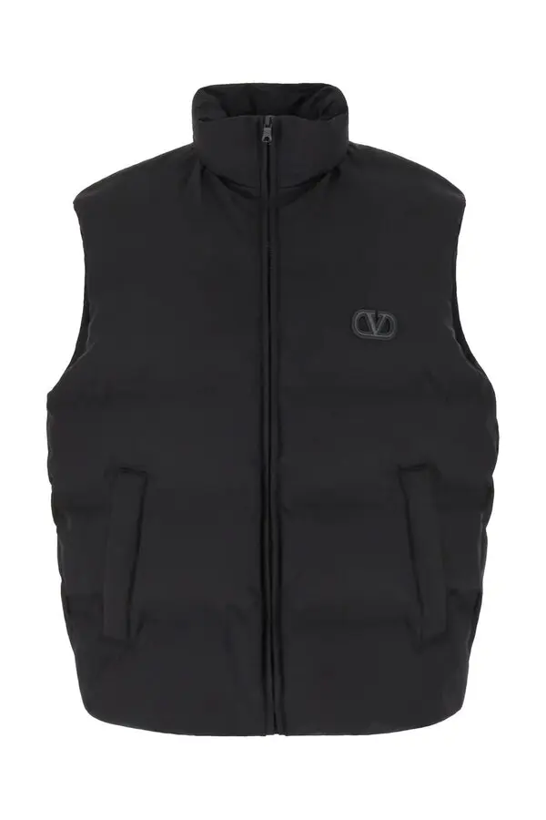 Valentino Garavani Vb5 Vlogo Signature Comfort Vest - Nero
