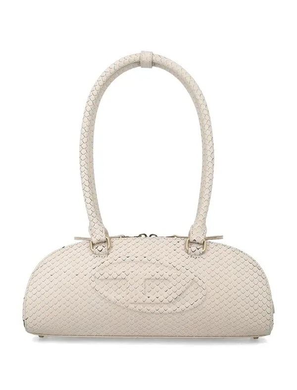 DIESEL® Elongated Dome Bowling Handbag 32 Cm